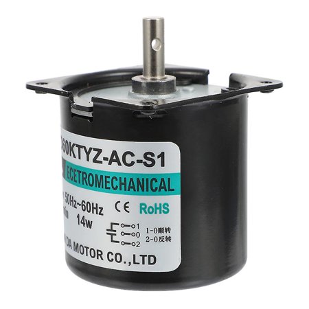 Micro Low Speeds Synchronous Ac Motor Equipment 14w High-torque Micro ...