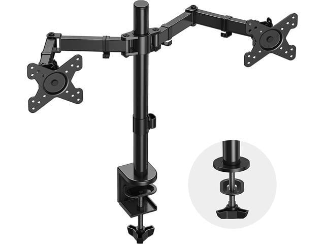 Dual Monitor Stand Mount for 13 to 27" Screens,Heavy Duty Fully ...