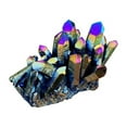 weeee Natural Rainbow Titanium Coated Quartz Crystal Cluster Rare ...