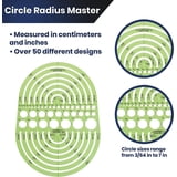 Pacific Arc - Circles Radius Master Template Guide - From 1/2 Inch to 3 ...