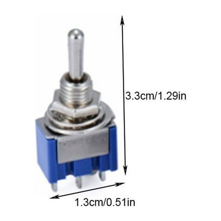 destyer Toggle Switch Double Throw Rocker Switches Waterproof MTS-102 ...