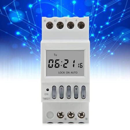 Timer Switch Time Controller TM621 Digital Time Switch Relay Power ...