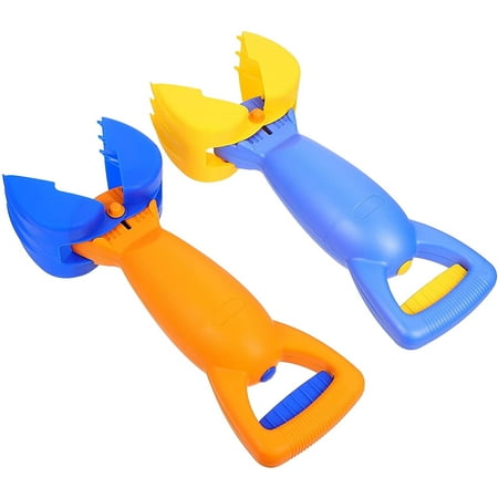 HTCM 2Pcs Sand Grabber Claw, Plastic Beach Grabber Toy Sand Claw Scoops ...