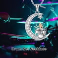 Artist Music Dance Necklaces 925 Sterling Silver Moon Necklace Artist ...