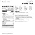 Augason Farms Long Grain Brown Rice, Emergency Food Storage Pail, 242 ...