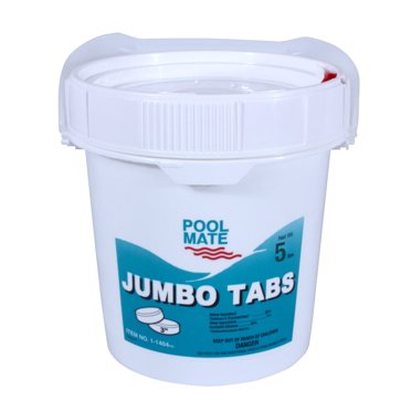 Pool Mate Chlorinating Tablets: 3 Inch Jumbo Tabs with UV Protection ...