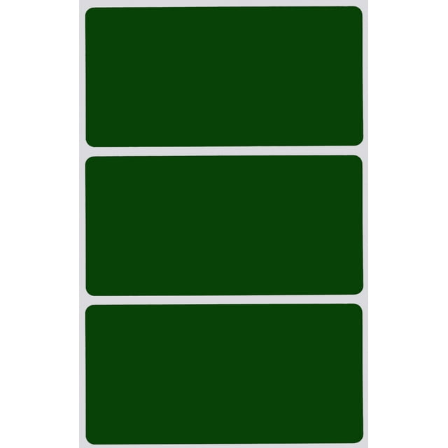 Royal Green Rectangular Color Coding Stickers Name Tag Labels 4 Royal Green Rectangular Color Coding Stickers Name Tag Labels 4