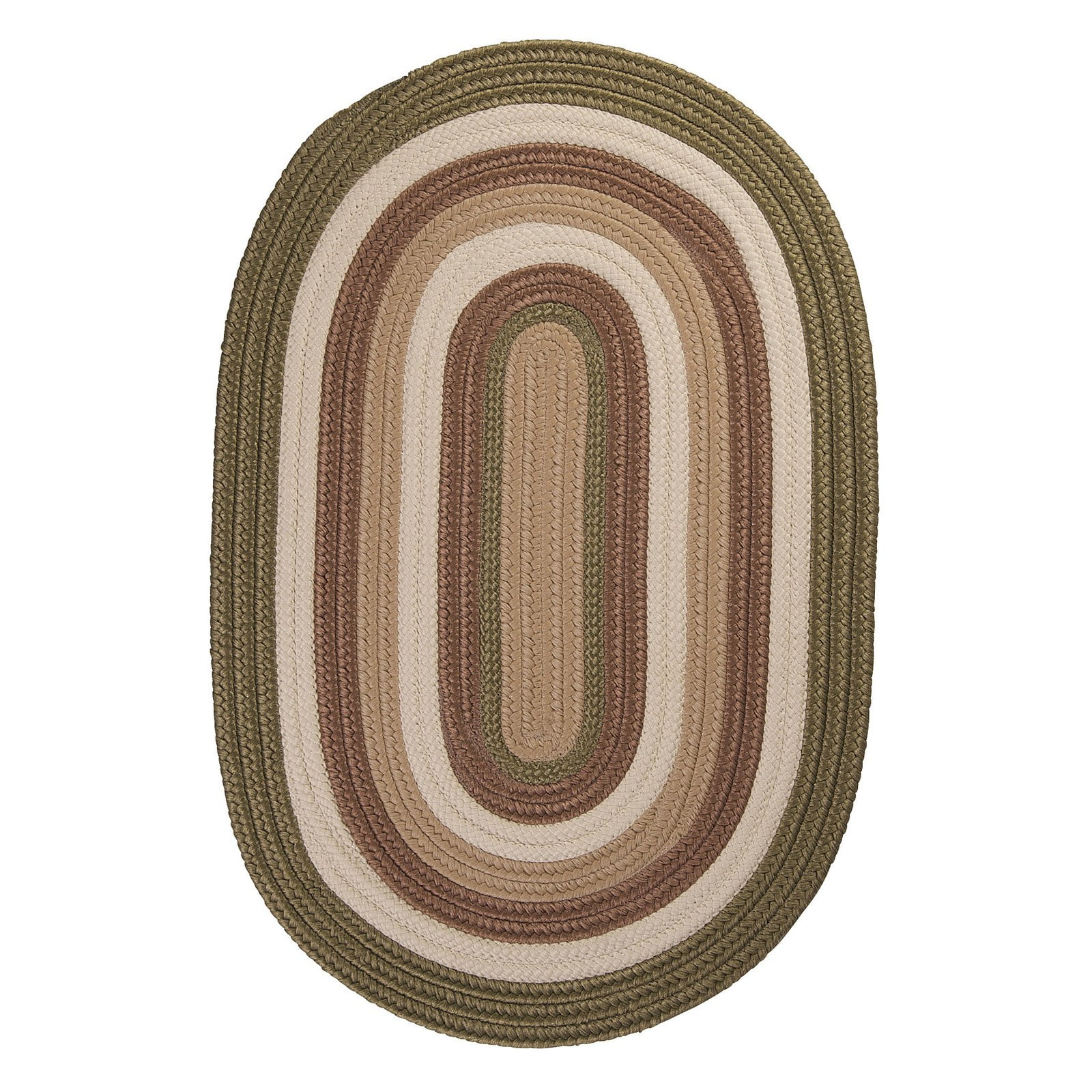 Colonial Mills BN69R Brooklyn Indoor/Outdoor Braided Rug - Moss ...