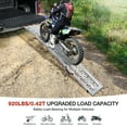 1840lb Capacity Truck Ramps, Aluminum Folding Loading Ramps for Car ...