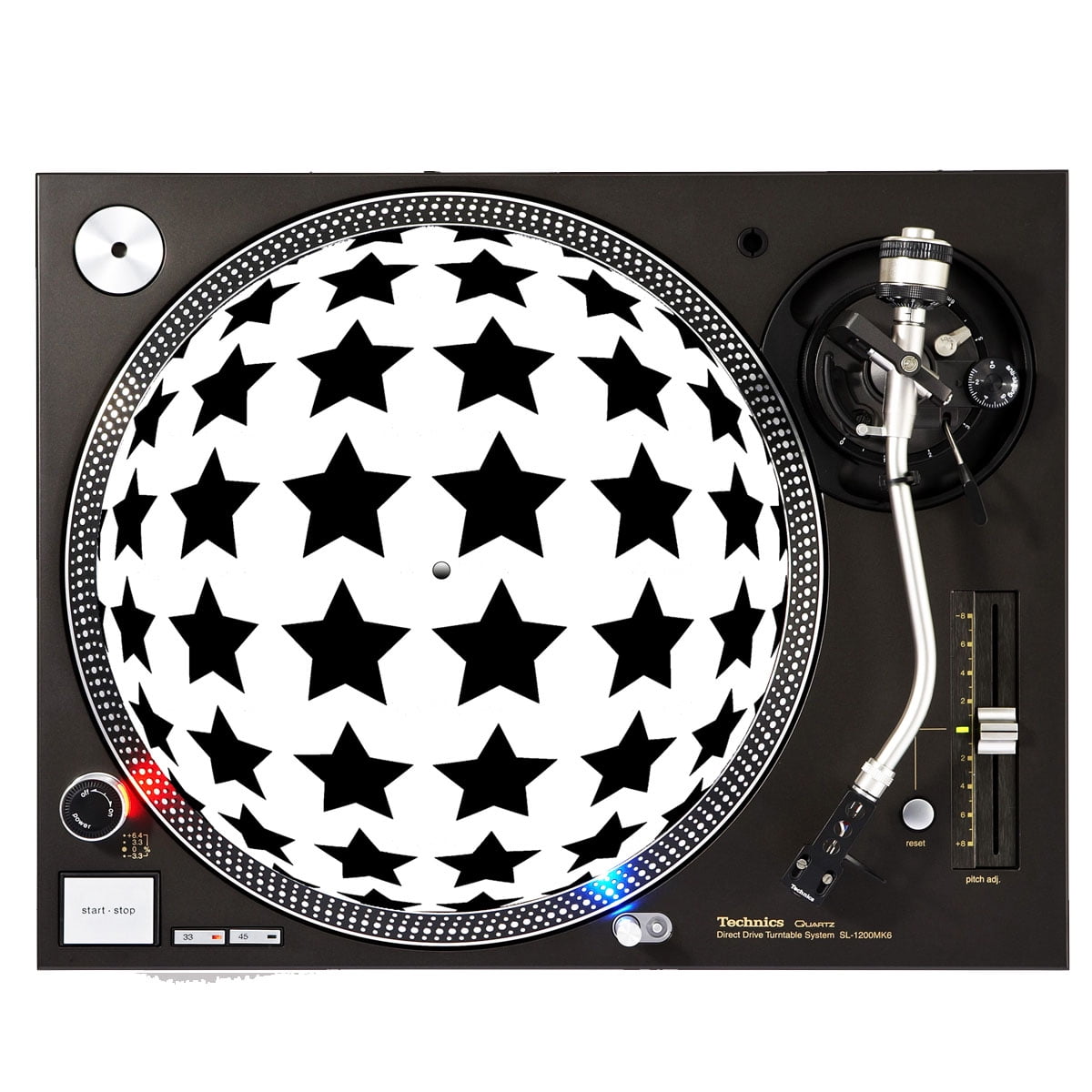 KuzmarK™ 12" DJ Turntable Slipmat - Stars Beyond Spheres - Walmart.com