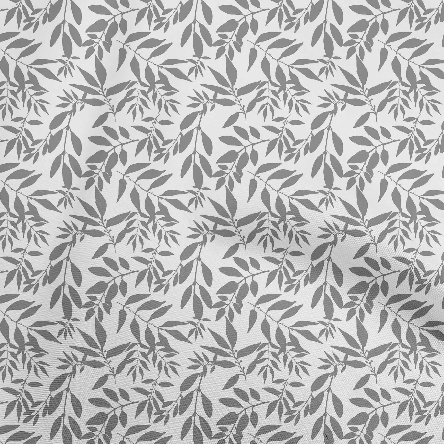 oneOone Cotton Flex White Fabric Floral Sewing Material Print Fabric By ...