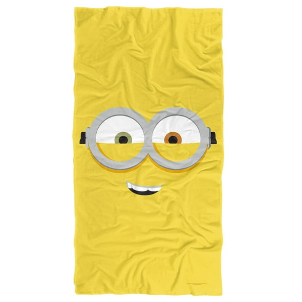 Minions Beach Towel, 30"x60" Bob Face Beach Towel - Walmart.com