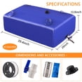 64GAL Blue Camping Water Storage Tank - Walmart.com