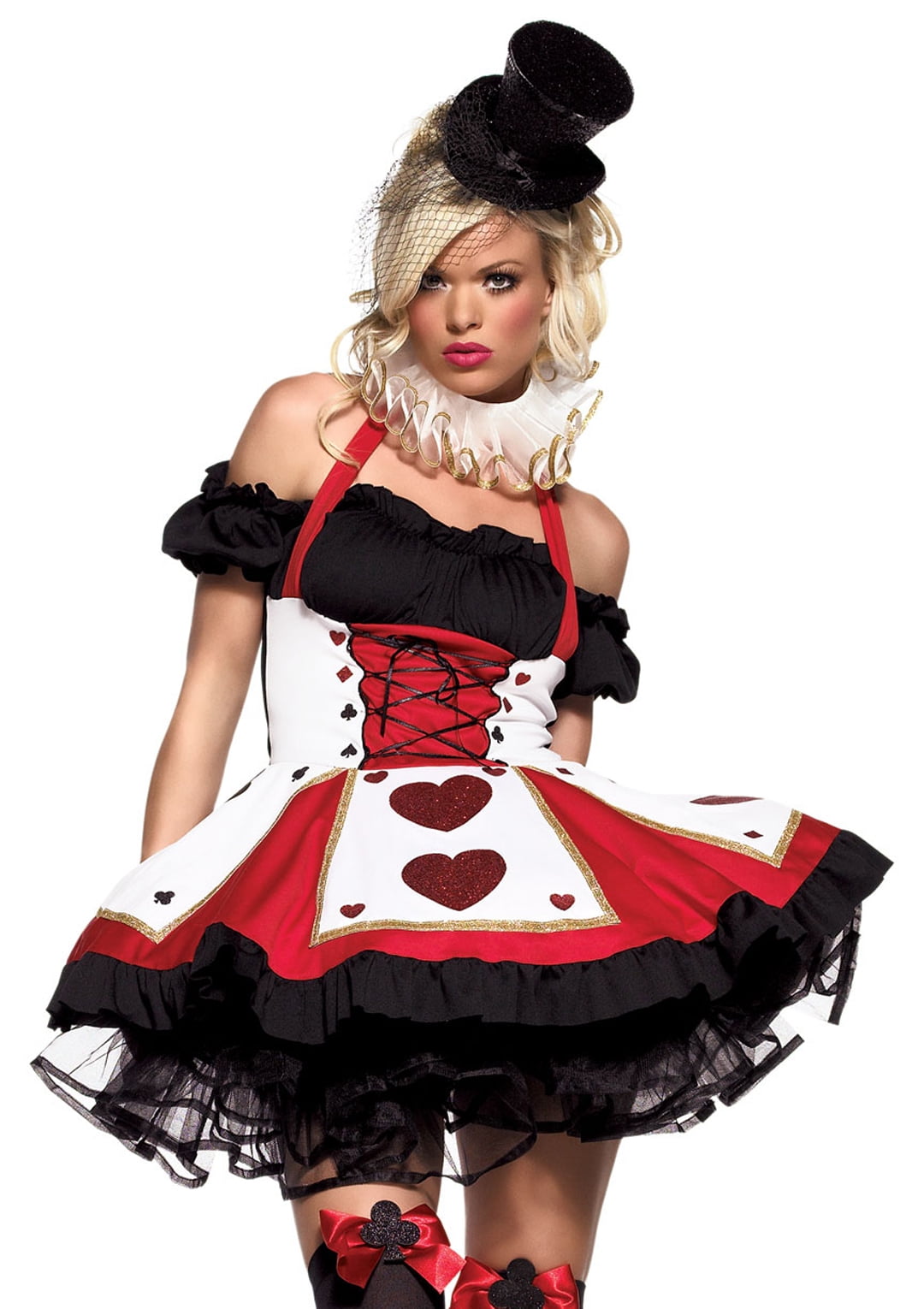 Leg Avenue Pretty Playing Card Women's Halloween Fancy-Dress Costume ...