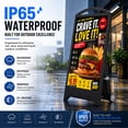 Pyimgus 43" Outdoor Digital Signage, Portable IP65 Waterproof Digital ...