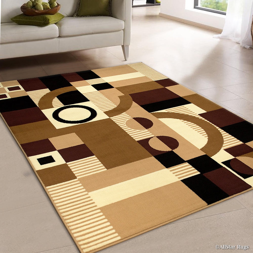 Allstar Brown Area Rug. Contemporary. Abstract. Traditional. Geometric ...