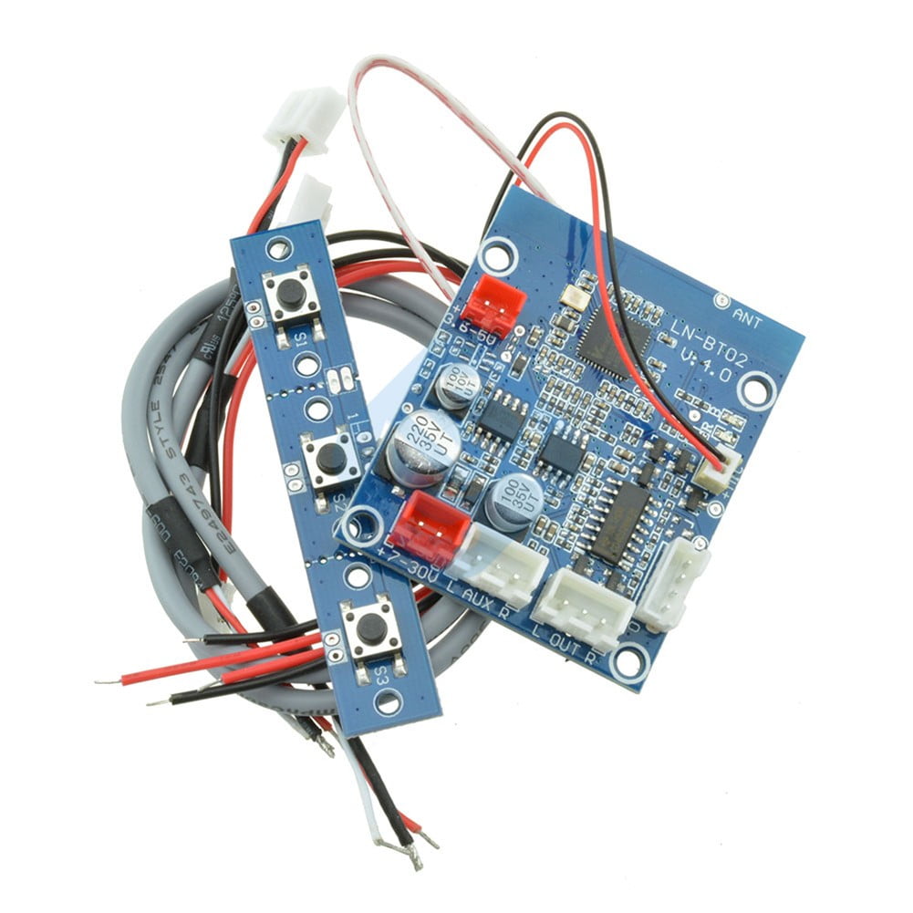 QXKE Bluetooth 4.0 Audio Receiver Board Wireless Stereo Sound Module ...