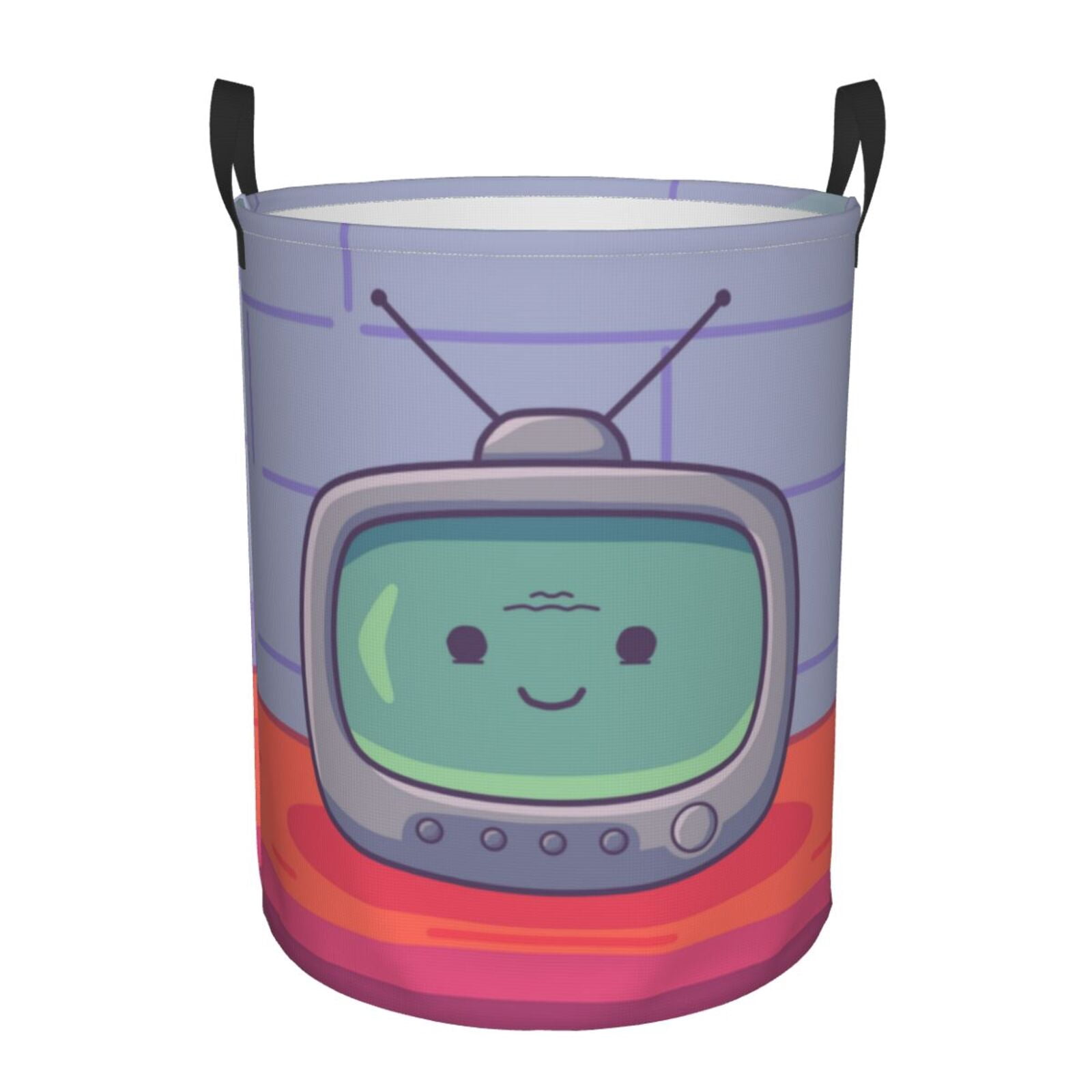 ZNDUO Laundry Basket, Round Laundry Storage Basket, Waterproof Laundry ...