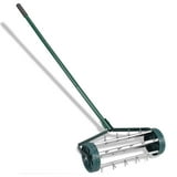 Gymax Hand Spike Rolling Garden Lawn Aerator Roller, Push Turf Machine ...