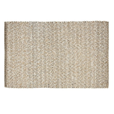 Beautiful Woven Boucle Scatter Rug by Drew Barrymore, 27" x 45", Ivory ...