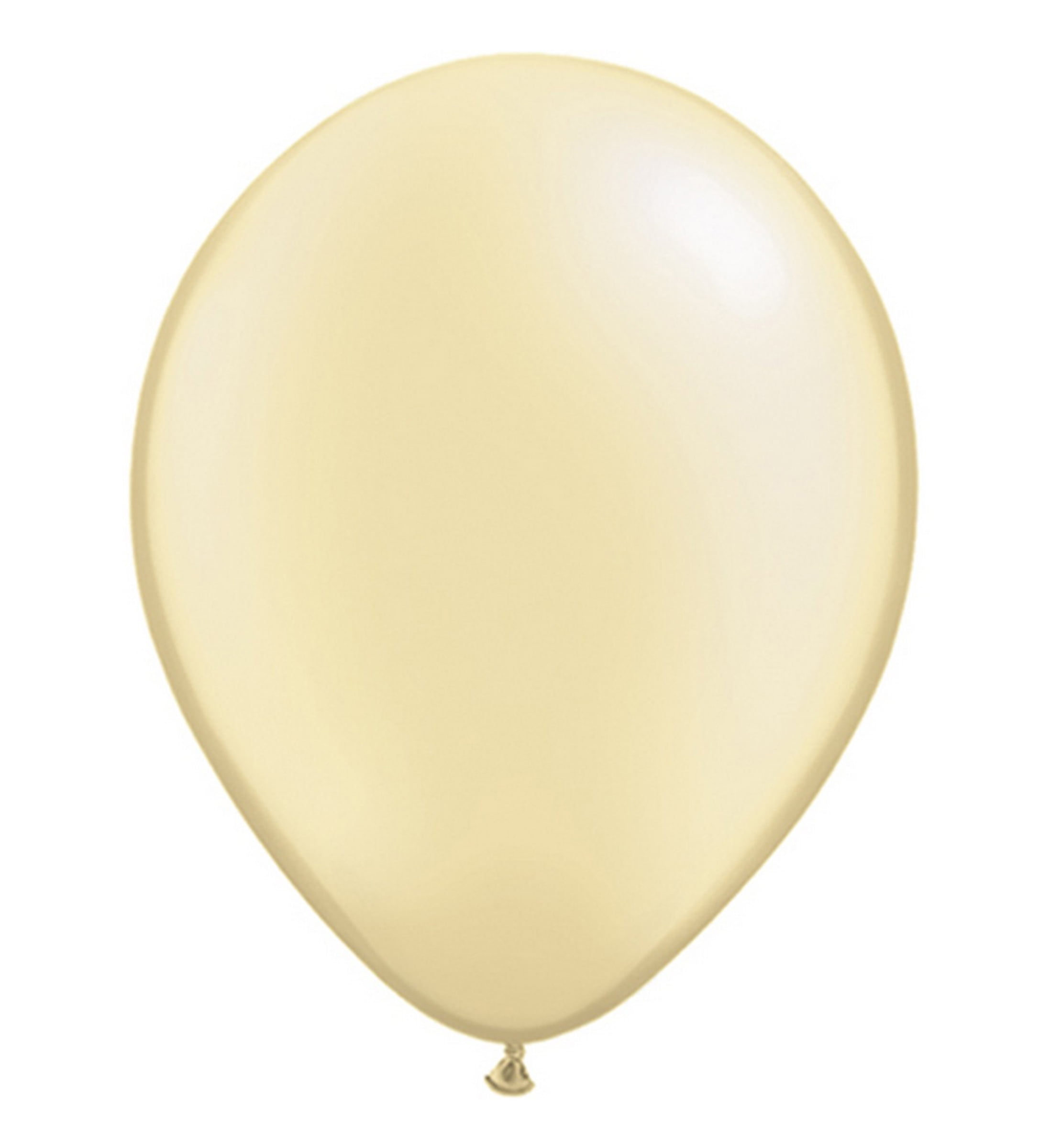 Mayflower Distributing Pearl Ivory Round Latex Balloons, 12 inch (100pc ...