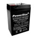 PowerStar 6V 5ah AGM SLA battery replaces Interstate SLA0905 - Walmart.com