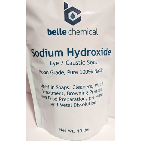 Sodium Hydroxide - Pure - Food Grade (Caustic Soda, Lye) (10 pound ...