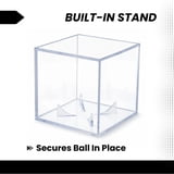 Display Zone Crystal Clear Acrylic Baseball Display Case for Official ...