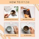 RYZE Superfood Probiotic Creamer with 6 Organic Adaptogenic Mushrooms ...