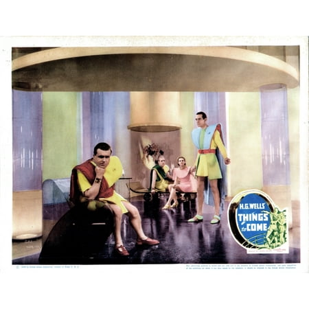 Things To Come Us Lobbycard Edward Chapman Pearl Argyle Raymond Massey ...