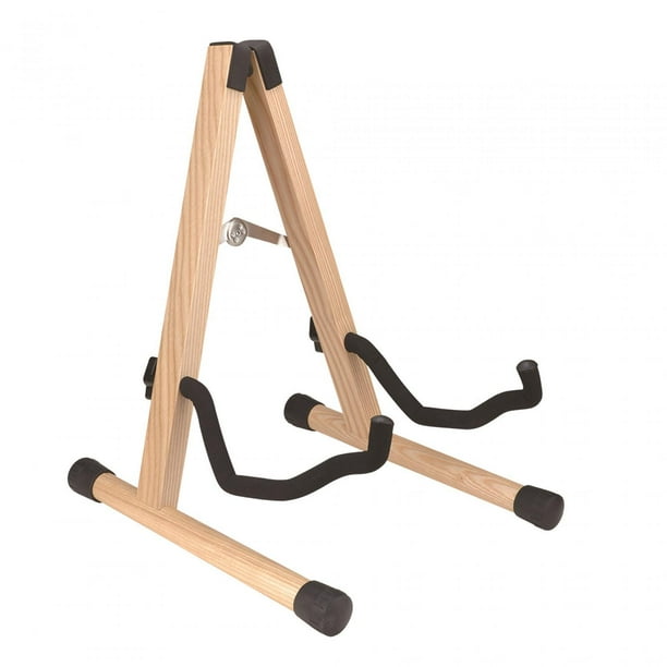 lionlar Guitar Stand with Folding Design A Frame Stand Wooden Floor ...