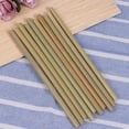 IBASETOY Bamboo Straws for Drinking 20 Pack Reusable Beige Natural ...