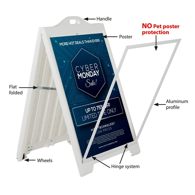 3 Sided Poster Board Walmart