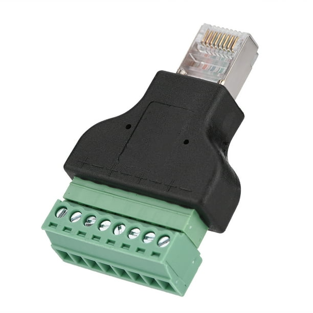 Conector Ethernet DVR, conector macho RJ45 a conector de terminal de ...