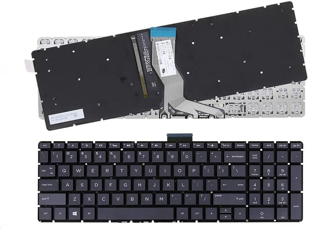 New US Black English Backlit Laptop Keyboard (Without palmrest) for HP ...