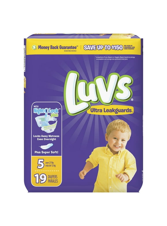 Luvs Size 5 Diapers in Diapers - Walmart.com