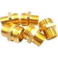 PHYSUN-5 Pcs 3/4”GHT Male X 1/2”NPT Male Solid Brass Garden Hose ...