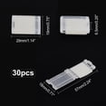 30pcs Plastic Cable Management Clips Self Adhesive Cable Wire Clips for ...