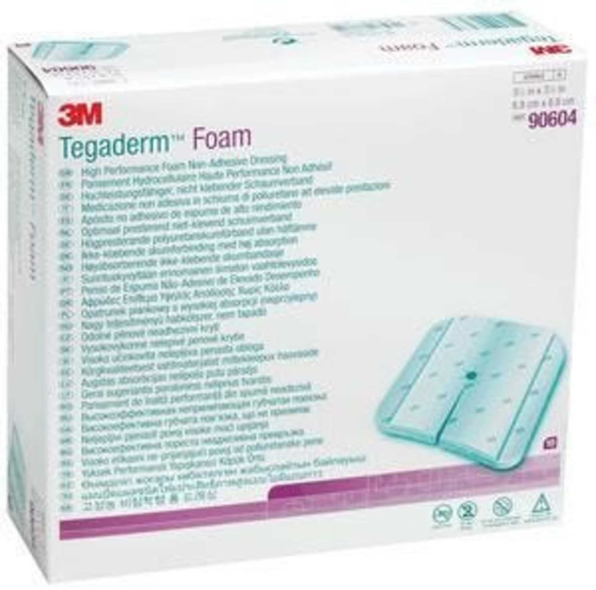Tegaderm 90619 Adhesive Foam Dressing, Box of 5 - Walmart.com