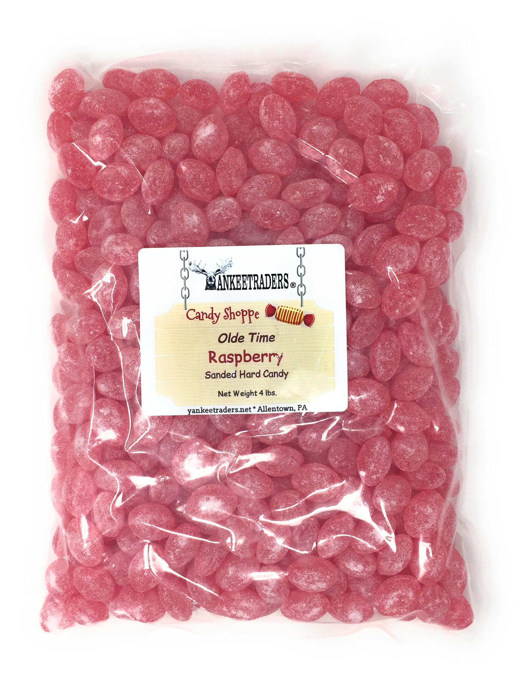 Olde Time Raspberry Sanded Candy Drops ~ 4 lbs. - Walmart.com
