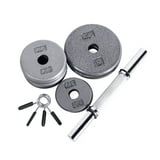 CAP Barbell Standard Cast Iron Weight Plate, 1.25-50 Lbs. Gray ...