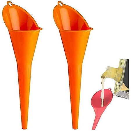 Plastic Long Funnel 2 Pcs Extra Long Super Funnels Long Neck For Engine ...
