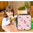 Square Insulated Lunch Bag Reusable Thermal Lunch Box Tote Cooler Bag ...
