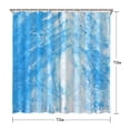 72x72in Waterproof Shower Curtain with Weighted Hem, Mold-Resistant ...