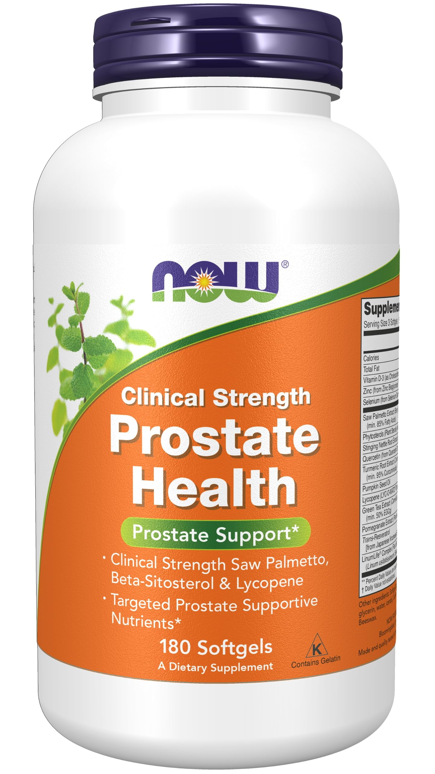 Suplementos NOW Prostate Health Clinical Strength 180 Softges | Walmart ...