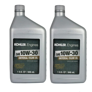 Kohler Engine Synthetic Blend Motor Oil 10W30, 2 PK, 1 Quart Bottles ...