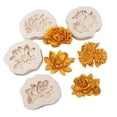 ANXPTIME Peony Sunflower Lotus Rose Mold for Making Chocolate, Candle ...