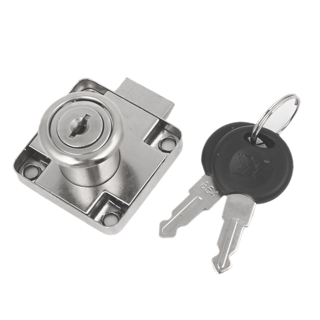 Square Base Cylinder Deadbolt Drawer Cabinet Security Locker Lock ...