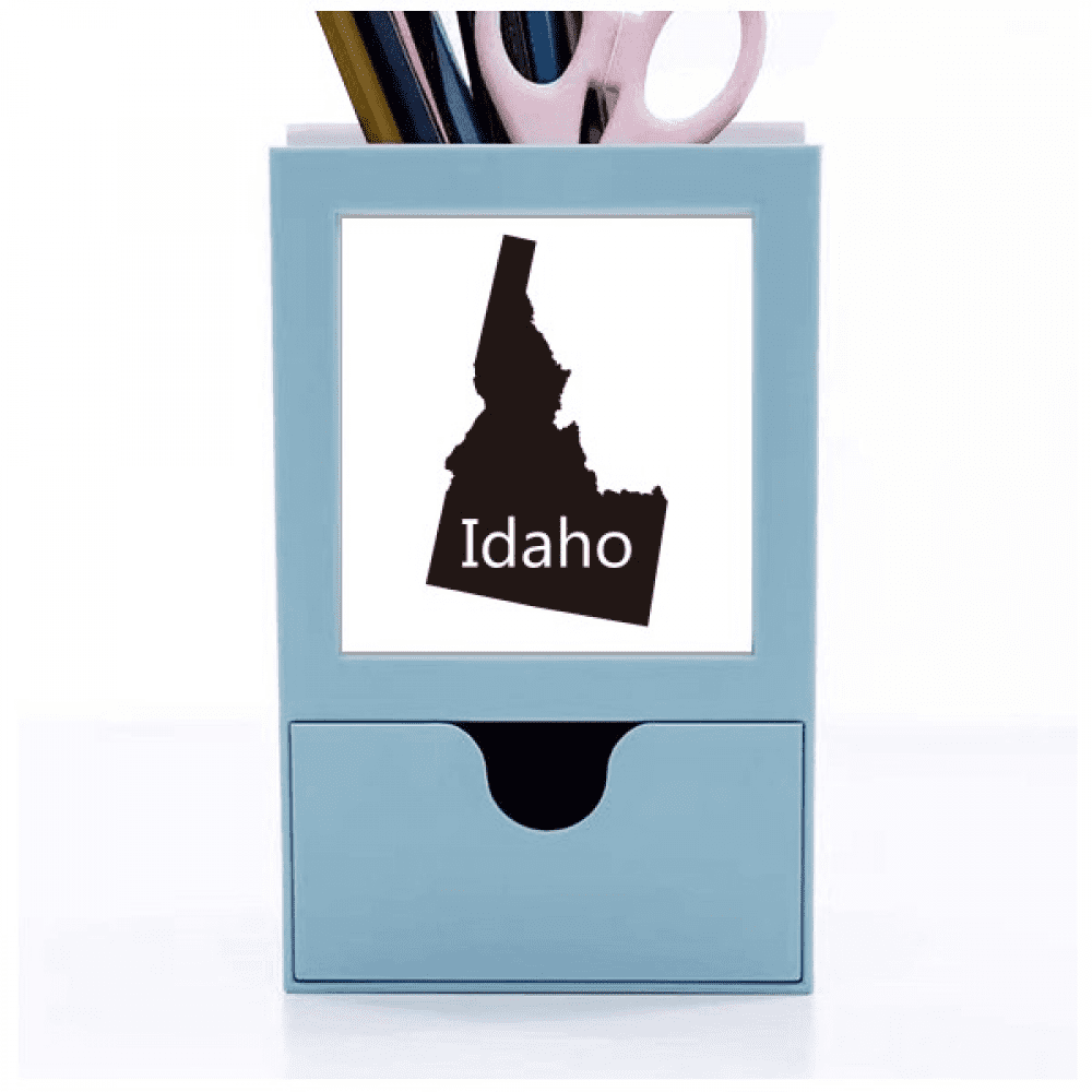 Idaho The United States Of America Map Desk Supplies Organizer Pen ...