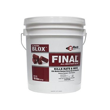 Bell Labs Contrac All Weather Blox 18 Lb Pail with Lumitrack for Pest ...